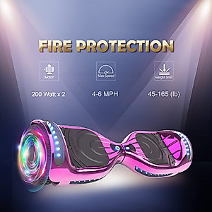 Hoverboard Certified HS2.01 Bluetooth Flash Wheel with LED Light Self Balancing Wheel Electric Scooter