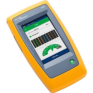 Fluke Networks LIQ-100 LinkIQ Cable + Network Tester, Gray