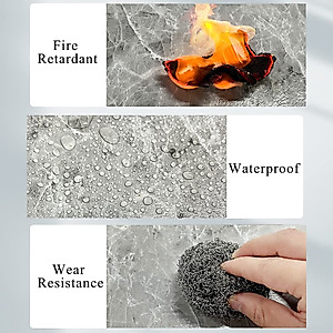 Norine Peel and Stick Floor Tile 12 x 12 Inch Self Adhesive Marble Vinyl Flooring Waterproof Removable Sticker Tiles for Bedroom Bathroom Kitchen, 10 Pack