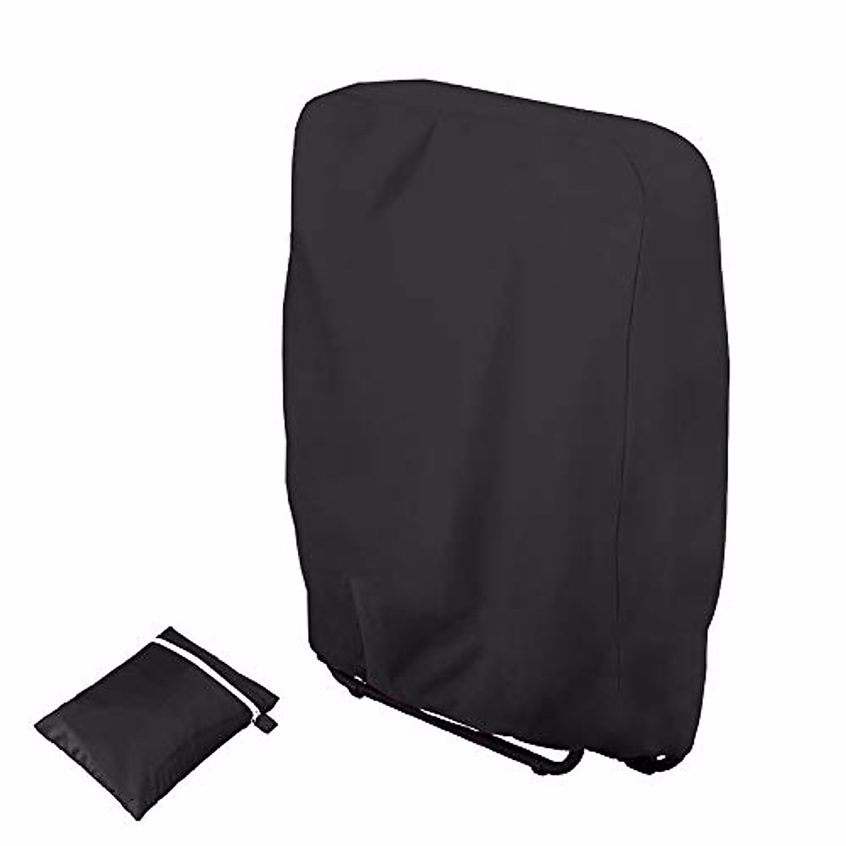 Naiveroo Outdoor Zero Gravity Folding Chair Cover Waterproof Dustproof Lawn Patio Furniture Covers All Weather Resistant 28"x43"（Black）