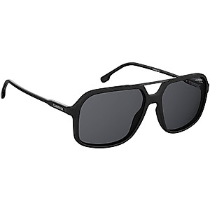 Carrera mens Carrera 229/S Sunglasses, Black/Gray, 59mm 16mm US