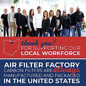 Air Filter Factory Replacement For HAPF60, HAPF60PDQ-U, A1260C Holmes Bionaire Carbon Air Purifier Filter Charcoal Carbon Pre-Filter 8-Pack