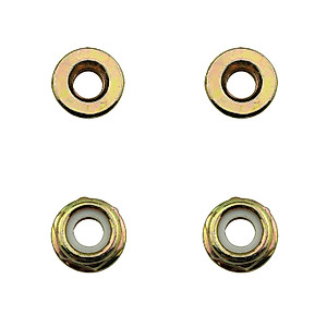 YHXiXi 8PCS M10x1.25 Universal Left Hand Thread Blade Nut, M10x1.25 Cord Trimmer Cutter Gear Head Blade Case Accessories Replacement for String Trimmer