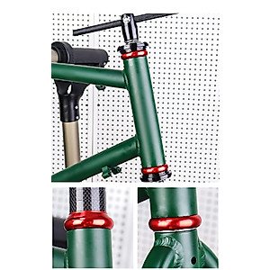 Yundxi 1-1/8" 34mm ThreadlessThreadless Mountain Bike Headset Sealed Bearing Headset Aluminum Alloy Bike Front Fork Stem Headset with Top Cap for MTB Road Bike Scooter