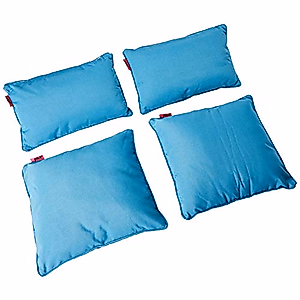 Christopher Knight Home Coronado Outdoor Water Resistant Pillows, 4-Pcs Set, Teal