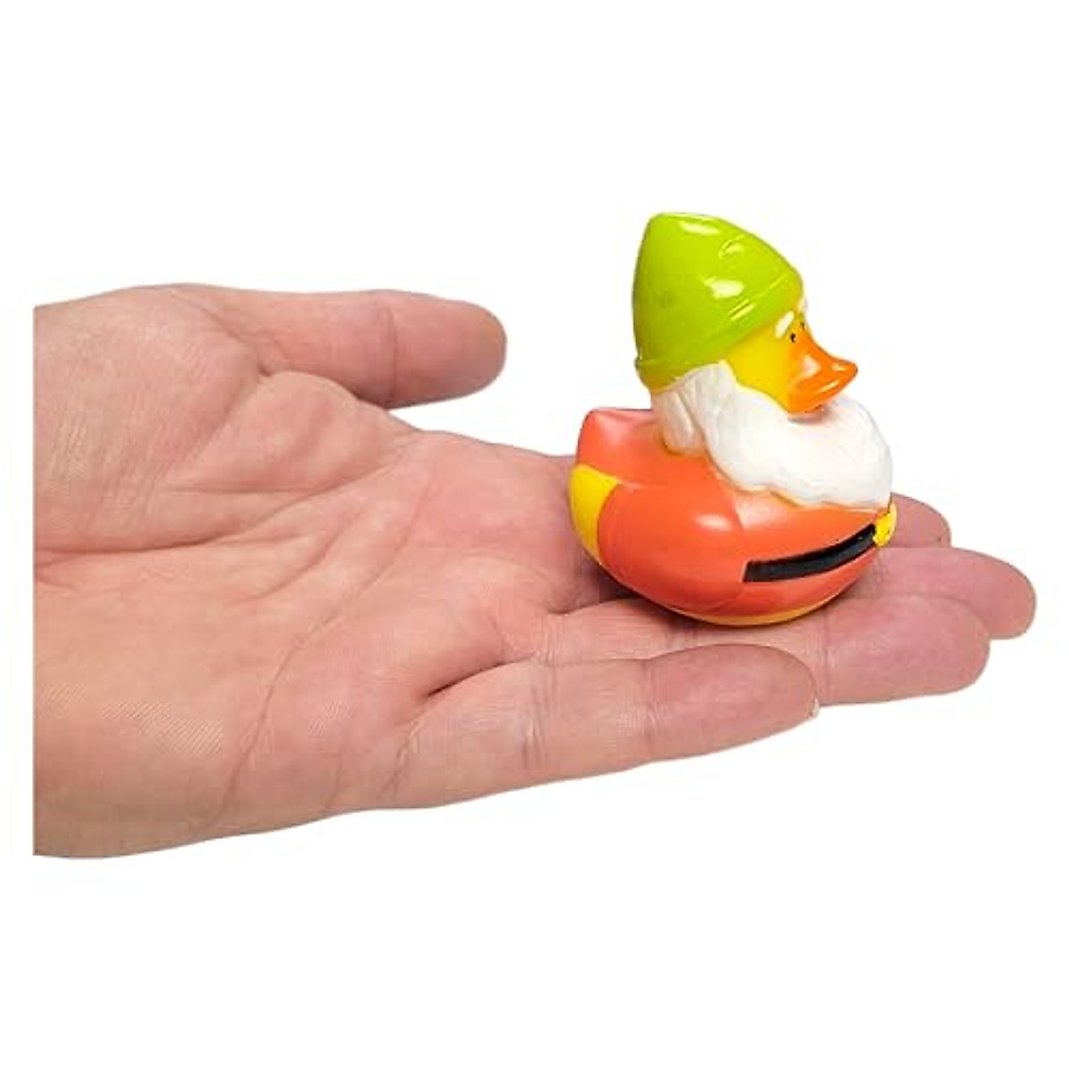 Cool Winter Holiday Christmas Rubber Ducks (2") Standard Size. (12 Pack) Cute Duck Bath Tub Pool Toys. (Gnome Rubber Ducks)
