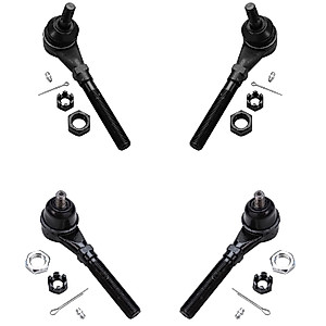 Detroit Axle - Front End 13pc Suspension Kit for Ford F-150 F-250 Expedition Lincoln Navigator, 2 Upper Control Arm 2 Lower Ball Joints 2 Sway Bars 4 Tie Rods 2 Sleeves 1 Idler Arm Replacement