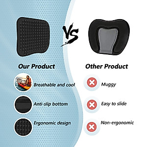 Hikeen Kayak Seat Cushion, Anti Slip Kayak Seat Pad Pressure Relief Kayak Cushion for Outdoor Use