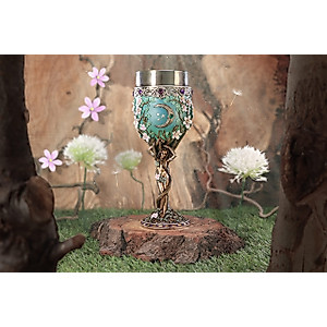Nemesis Now Maiden Goblet, Blue, 20.8cm