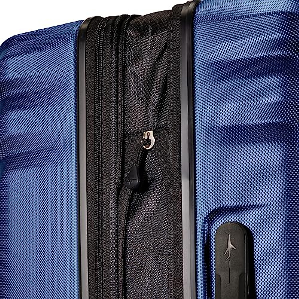 Skyway Nimbus 4.0 Expandable, Durable Hardside, 4 Wheel Spinner, Lightweight Suitcase, Unisex, Stylish, Maritime Blue, Carry-On 20-Inch