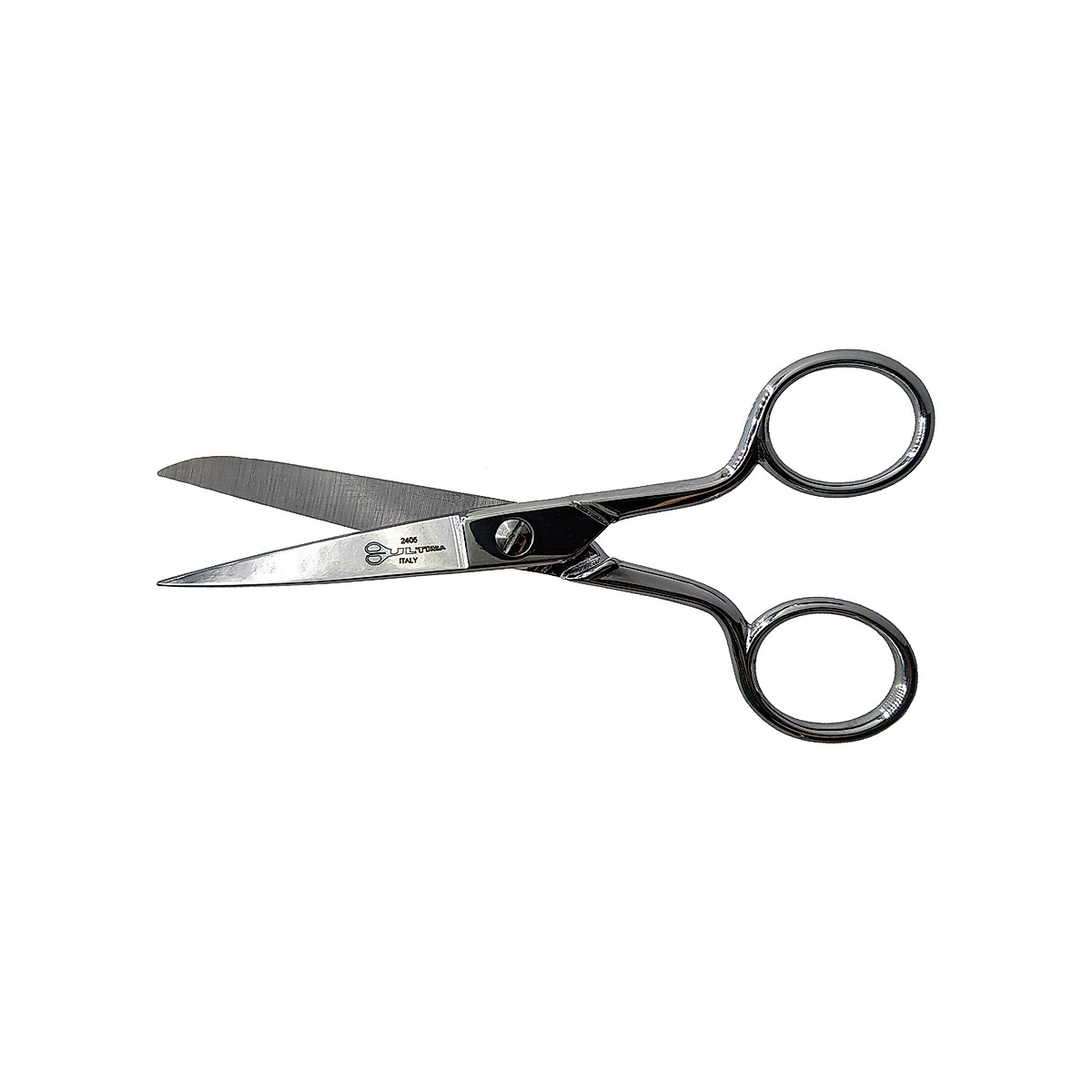 Ultima 5 Inch Dress Maker Scissors – Drop Forged Carbon Steel Dressmaker’s Sheers, Chrome Plated with Straight Handles, Made in Italy