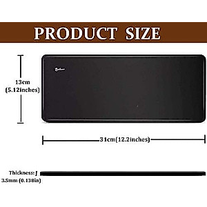 Yolococa Tamper Mat Espresso Tamping Mat Food Grade Non-Slip Coffee Pad Tamp Station Espresso Accessory, 5 Inch X 12 Inch