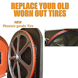 Urethane Band Saw Tires 12 inch x 7/8 inch x .095 inch 2 Pack for Craftsman Band Saws Phoenix goods
