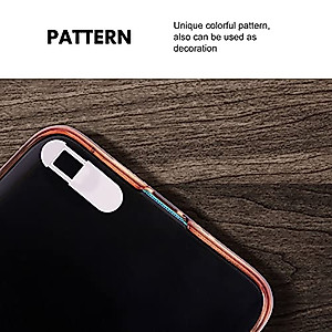 Hemobllo 3Pcs Privacy Cover Lens Protector Computer Camera Webcam Lens Covers Webcam Shutter Covers Web Camera Covers Phone Camera Webcam Lens Protective Covers Jammer White abs Cell Phone