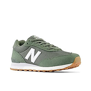 New Balance Men's 515 V3 Sneaker, Deep Olive Green/White, 8.5