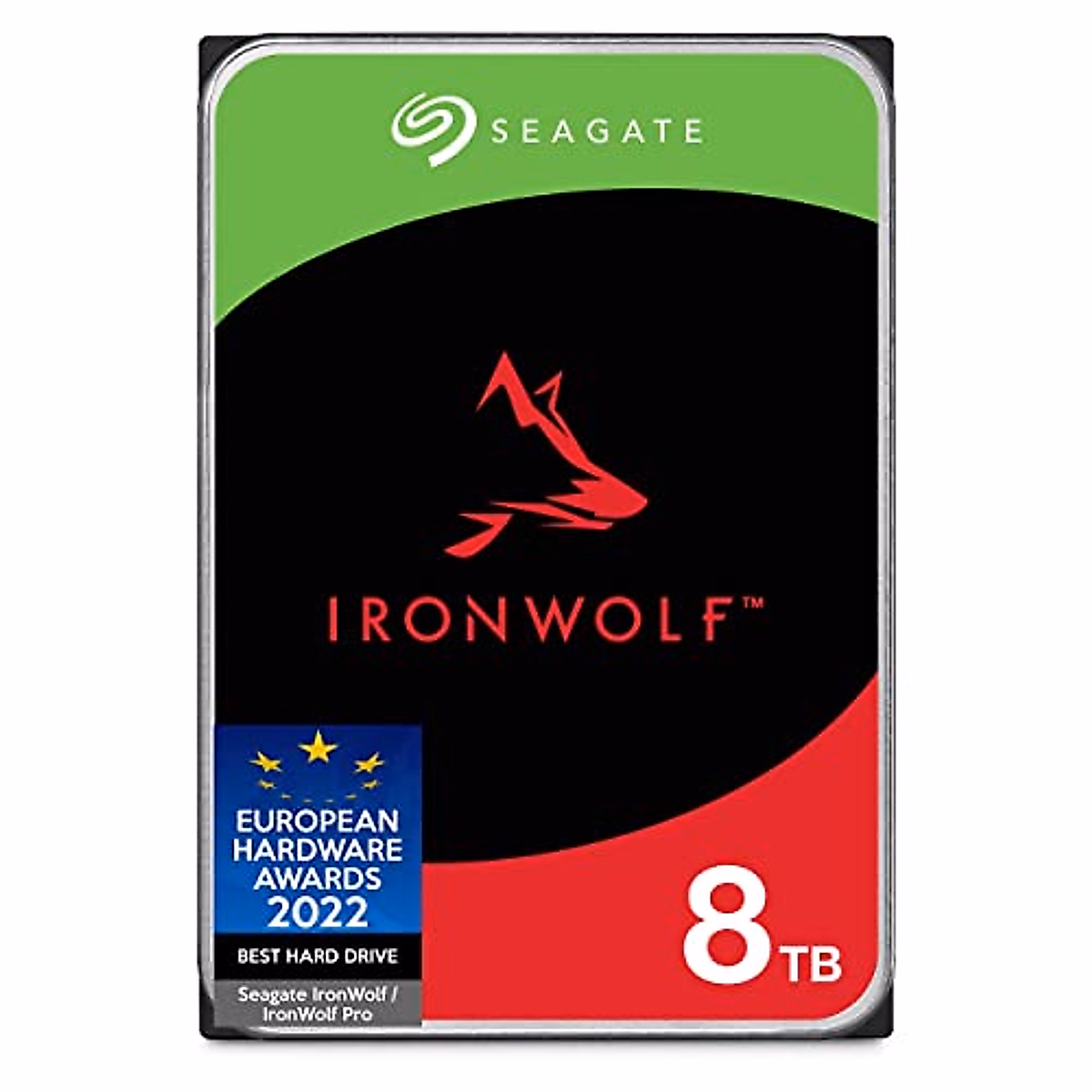 Seagate IronWolf 8TB NAS Internal Hard Drive HDD – 3.5 Inch SATA 6Gb/s 7200 RPM 256MB Cache for RAID Network Attached Storage – Frustration Free Packaging (ST8000VNZ04/N004)