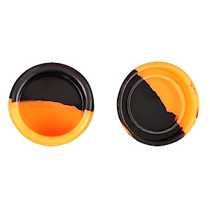 Iconikal Silicone Wax Oil Container Storage Cylinder, Random Colors, 22mL, 5-Pack