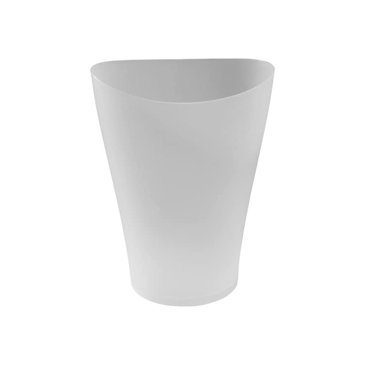 Rubbermaid Spa Works Vanity Wastebasket/Trash Bin, 9-Quart/2.25 Gallon, Clear, Small Plastic Garbage Can Fits Under Desk/Sink/Cabinet, Best Use for Home/Bathroom/Office/Laundry/Dorm Room