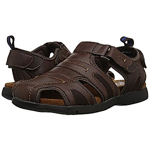 Nunn Bush Men's Rio Grande Closed Toe Fisherman Sandal, Tan, 10 W US