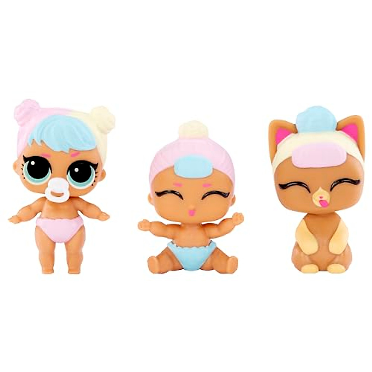 LOL Surprise Baby Bundle Surprise with Collectible Dolls, Baby Theme, Twins, Triplets, Pets, Water Reveal, 2 or 3 Dolls Included- Great Gift for Girls Age 3+