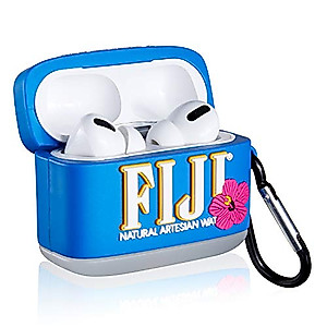 Shineyii for Airpod Pro 2019/Pro 2 Gen 2022 Case Soft Silicone Cute Cartoon Funny Cover Skin Accessories Keychain Girls Kids Teens Cases for Air Pods Compatible with Airpods Pro, Flower Bottle