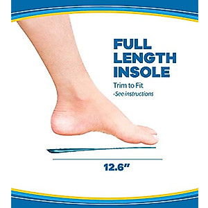 Dr. Scholl’s Comfort and Energy Massaging Gel Insoles, Men’s Size 8-14, 1 Pair