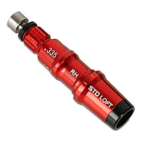 Gofotu Golf ADAPTER SLEEVE Compatible with TAYLORMADE M3 M4 M5 M6 R15 SLDR, RH .335 TIP RED