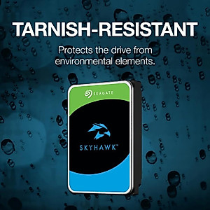 SEAGATE ST2000VX015 3.5 in. 256 MB & 2TB Skyhawk Lite Surveillance Internal Hard Drive HDD