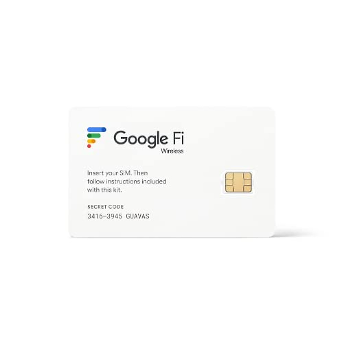 Google Fi Wireless SIM Kit Talk/Text/Data