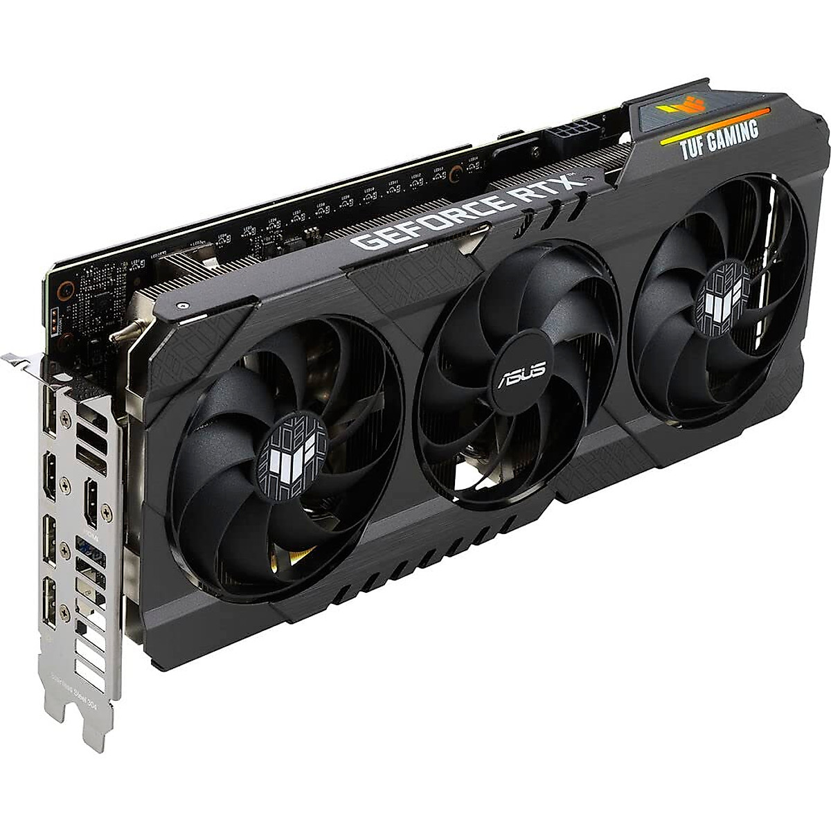 ASUS TUF Gaming NVIDIA GeForce RTX 3060 V2 OC Edition Graphics Card (PCIe 4.0, 12GB GDDR6, HDMI 2.1, DisplayPort 1.4a, Dual Ball Fan Bearings, Military-Grade Certification, GPU Tweak II) (Renewed)