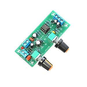 Comimark 1Pcs DC 12V-24V Low-Pass Filter NE5532 Subwoofer Process Pre-Amplifier Preamp Board