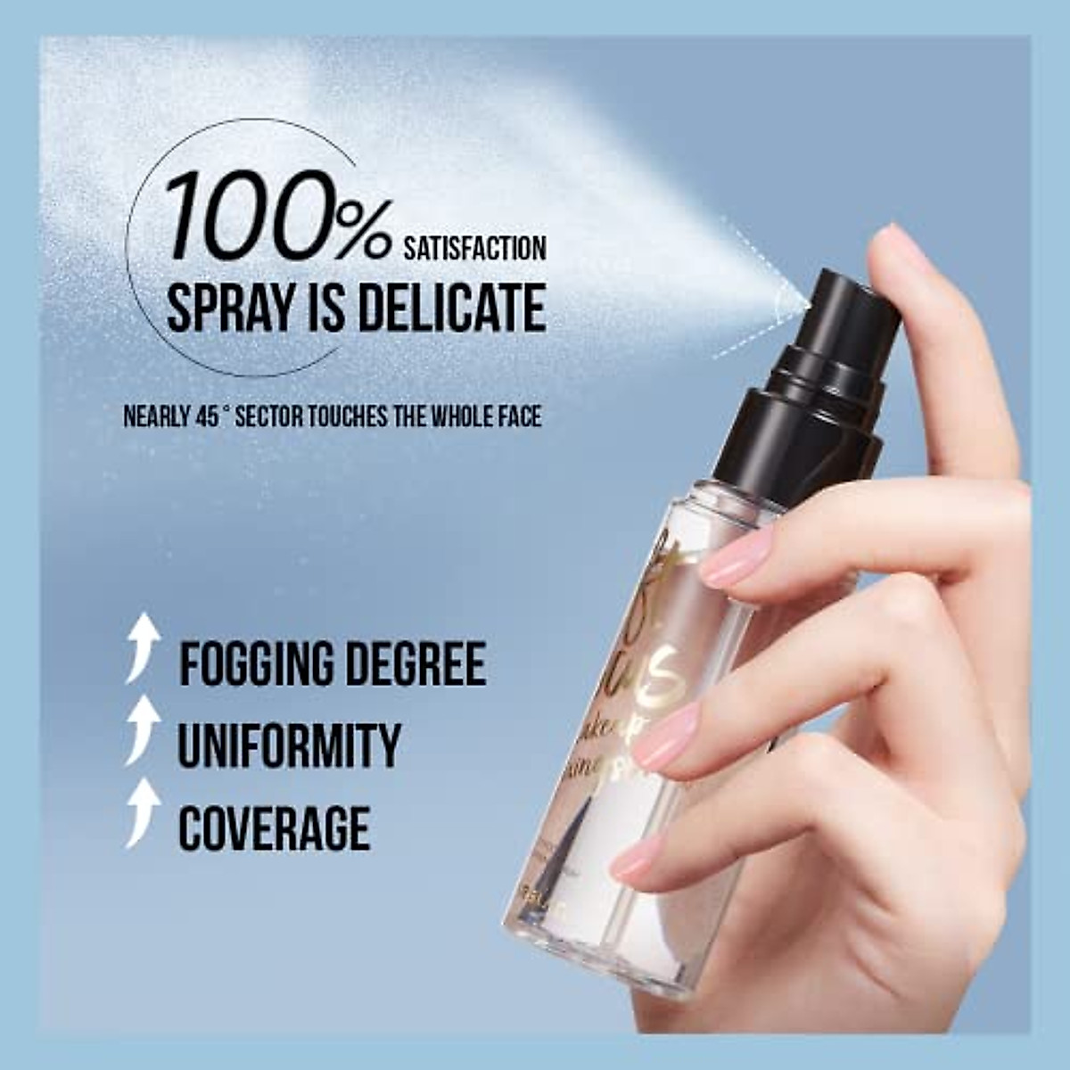 CARSLAN Matte Setting Spray, 12h Long Lasting Makeup Finishing Spray, Oil control Face Primer Mist for All Skin, Cruelty-free Vegan Formula with Chamomile, 1.7 Fl Oz