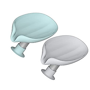 4 Pcs soap Drainer self draing soap Sucker Holder Suction Cup soap case Soap Drying Dish Soap Dish with Drain Plastic pallets Practical soap Shelves Drying Rack Travel Sponge abs