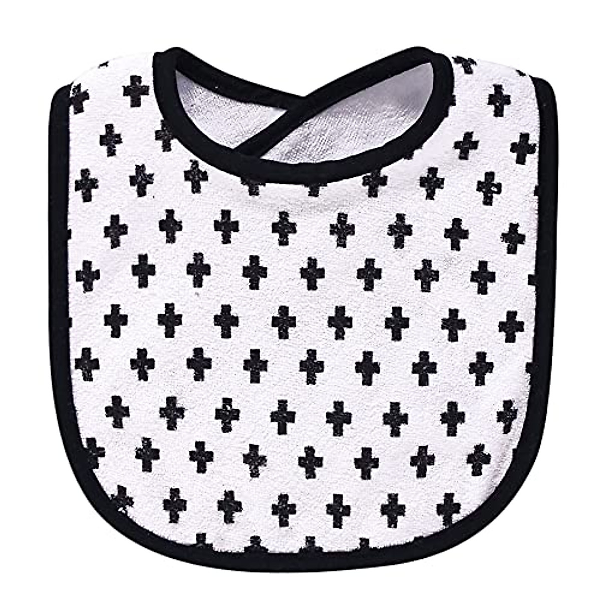 Hudson Baby Unisex Baby Cotton and Polyester Bibs, Moon And Back, One Size