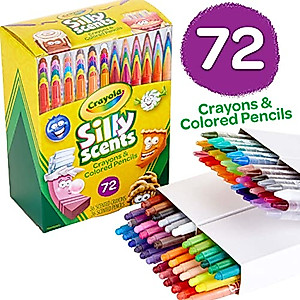 Crayola Silly Scents Twistables, Scented Crayons & Colored Pencils, School Supplies, 72 Count [Amazon Exclusive]