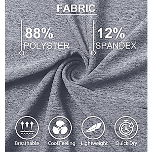 MAGCOMSEN Sun Protection Shirts for Women Rash Guard Swim T Shirts Performance Athletic T Shirts Workout Running T Shirts UV Quick Dry T Shirts Light Grey S