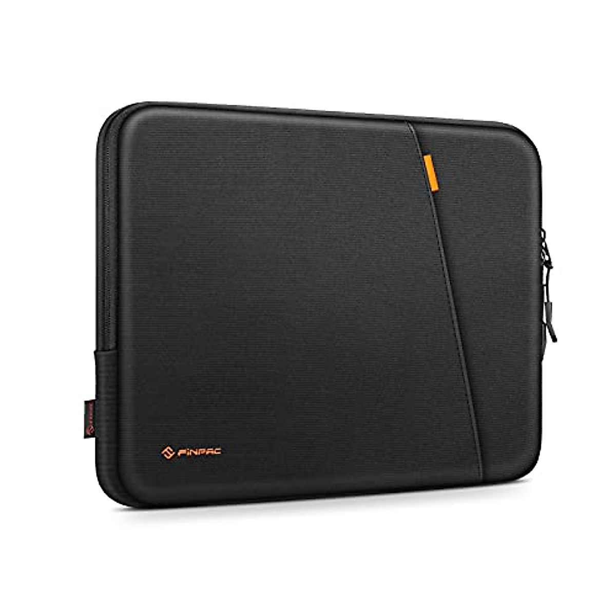 FINPAC 13 Inch Tablet Laptop Sleeve Bag, Carrying Case Cover for 12.9" iPad Pro, MacBook Air 13 2018-2022, MacBook Pro 13 2016-2022, Surface Laptop Go, Surface Pro 9/X/8/7/6/5, 12.4" Galaxy Tab, Black