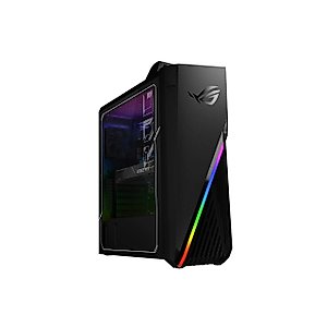 ROG Strix GA15DH Gaming Desktop PC, AMD Ryzen 7 3700X, GeForce GTX 1660 Ti, 16GB DDR4 RAM, 512GB PCIe SSD, Wi-Fi 5, Windows 10 Home, GA15DH-BS762