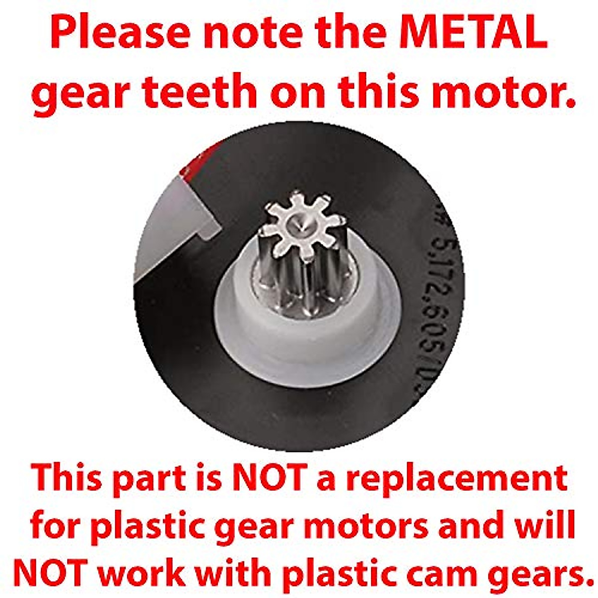 Water Softener Motor With Screws - Part # 7286039