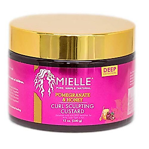 Mielle Organics Pomegranate And Honey Curling Custard 12Oz (Pack of 3)