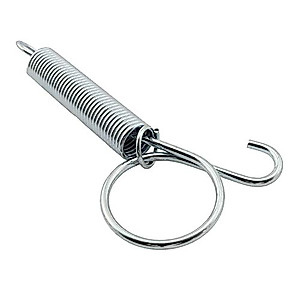 ZRM&E 2pcs 85mm Multifunctional Cage Door Spring Hook Metal Finger Spring Latch Hook for Fixing Pet Cage Door