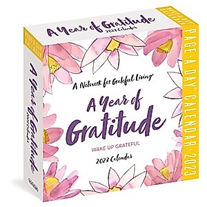 A Year of Gratitude Page-A-Day Calendar 2023: Wake Up Grateful