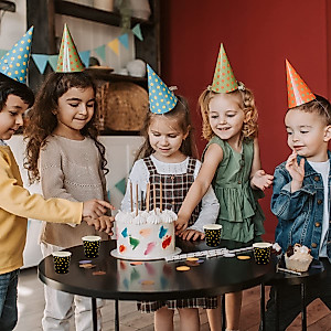 400 Pack 3 oz Paper Cups,Black and Gold Dot Disposable Bathroom Cups, Small Disposable Mouthwash Cup,Cold Beverage Drinking Cups, Espresso Cups for Parties, Picnics, Barbecues, Travel and Events