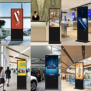 ZPNUZDU 32 in Digital Signage Capacitive Touch Digital Signage Displays,with WiFi USB/APP Software Input Digital Signage Kiosk, Android 11 (4+32g) Digital Signage Player