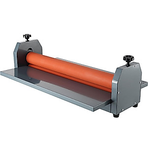 VEVOR 25 Inch Manual Cold Roll Laminator 1.18" Thickness Foldable Roll Laminating Machine Vinyl Photo Film Mounting Laminator for Commercial Professional Uses (25"Max Film Width)