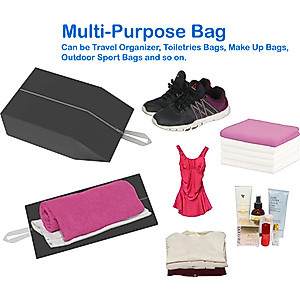 Simple Houseware 4 Pack Travel Shoe Bags