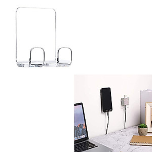 DGBRSM 4pcs Shaver Holder Hook Transparent Acrylic Self Adhesive Razor Holder Hooks Bathroom Kitchen Organizer