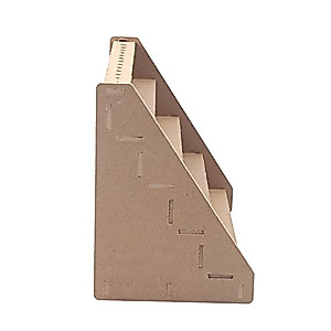 YIYIBYUS Wooden Pen Organizer - 4 Tier Wooden Storage Rack Stand Holds Acrylic Paint Bottle Model Hobby Parts US,Multi-Functional DIY Pen Holder Box, Easy Assembly, Home Office Art Supplies Organizer