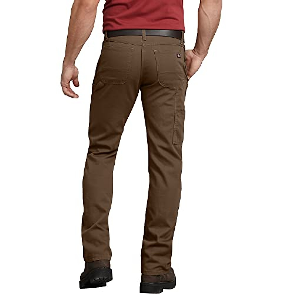 Dickies mens Tough Max Duck Carpenter Pants, Stonewashed Timber, 38W x 34L US