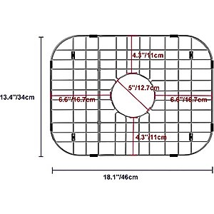 SANNO Dish Drying Rack, Expandable Dish Drainer Over Sink Kitchen Sink Grate Sink Protector for Kitchen Organization Stainless Steel